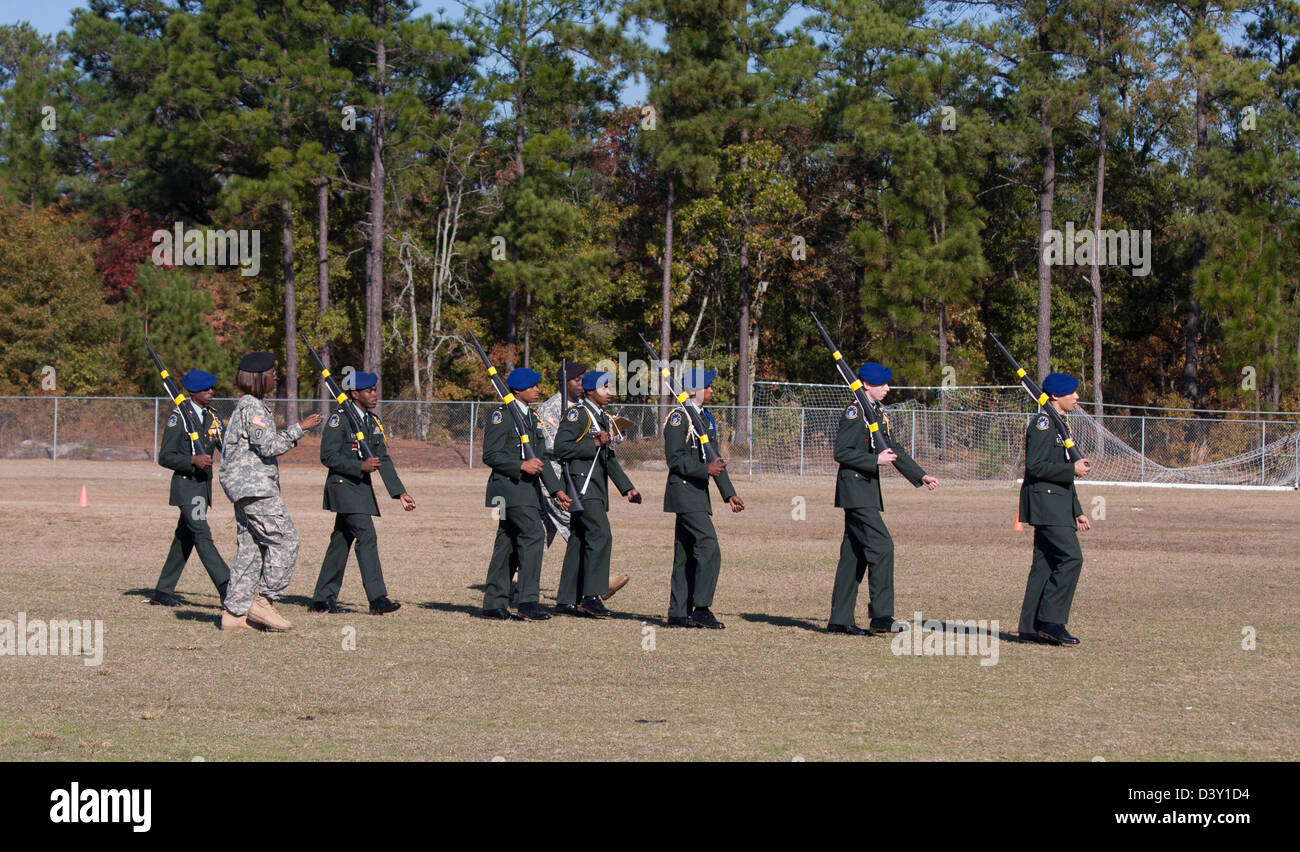 Drill Competition Being Graded Stock Photo - Alamy