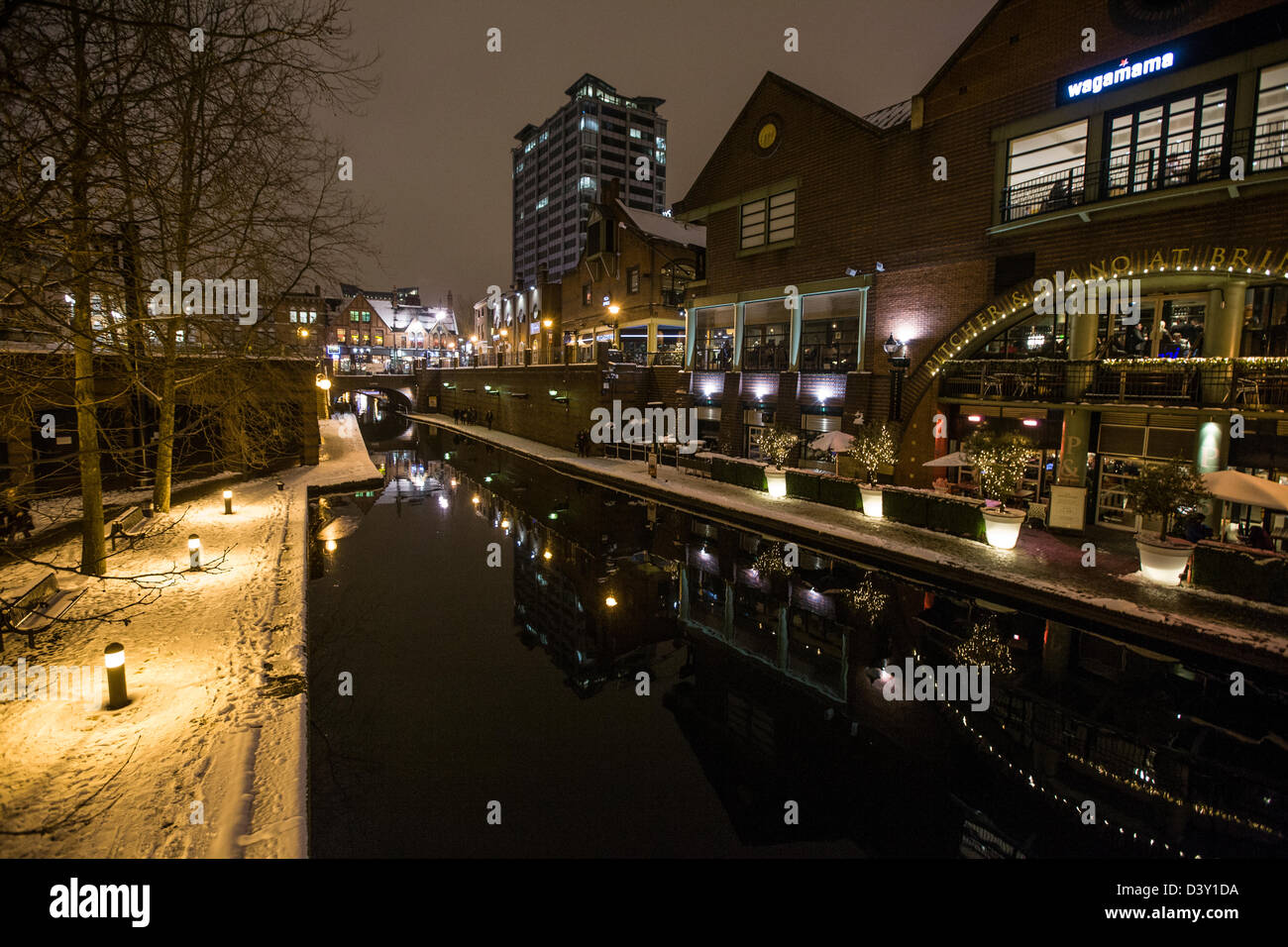 The Brindley Place area of Birmingham City Centre, part of the canal ...