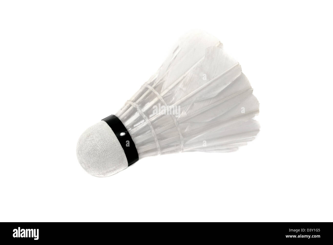 Shuttle cock isolated on white Stock Photo - Alamy