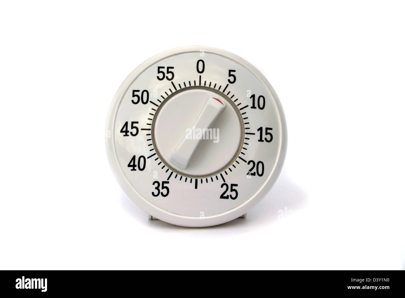 Kitchen timer isolated on white Stock Photo - Alamy