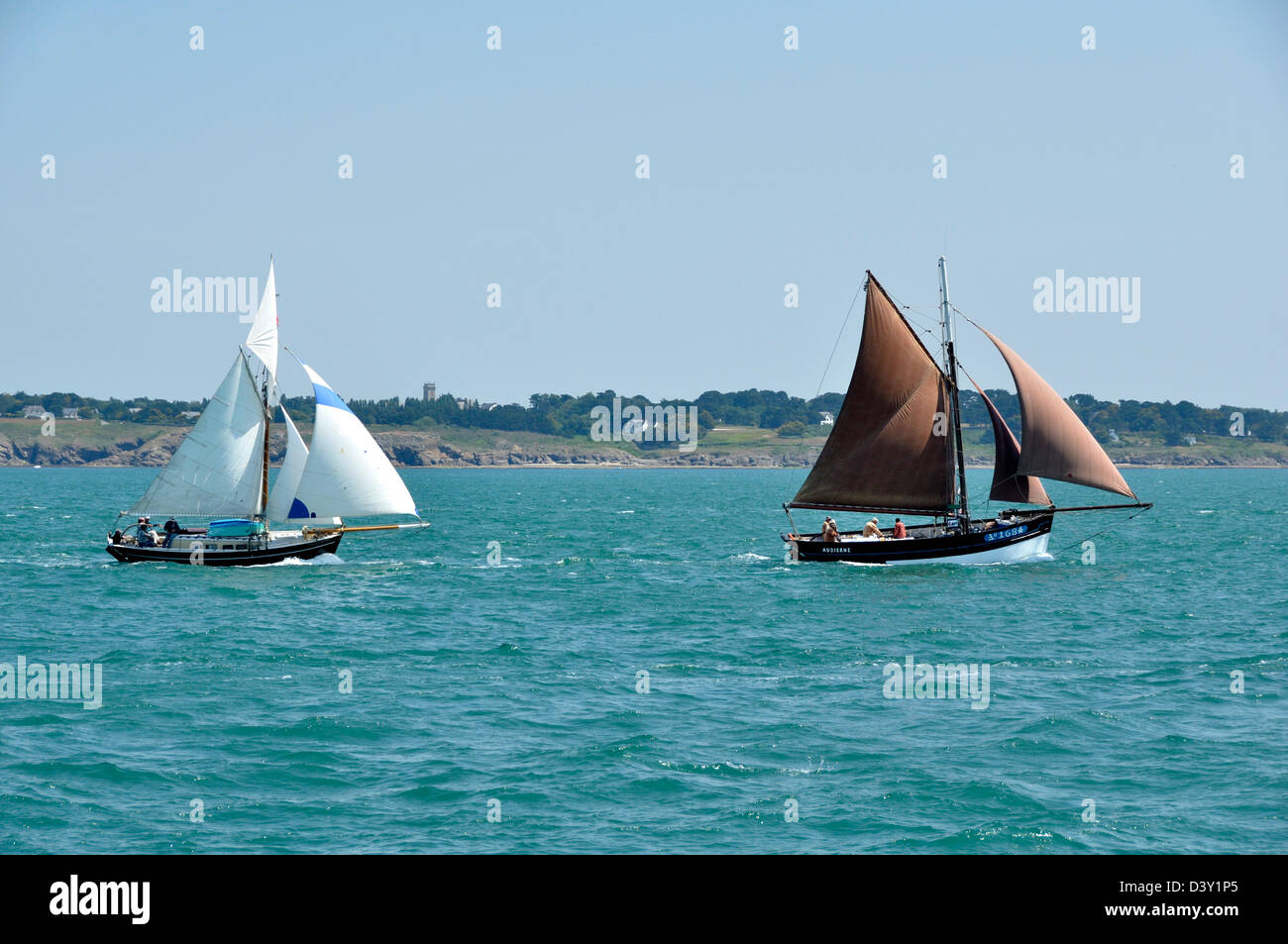 Corbeau des mers (sloop, fishing boat, 1931, Vannes home port) and ...