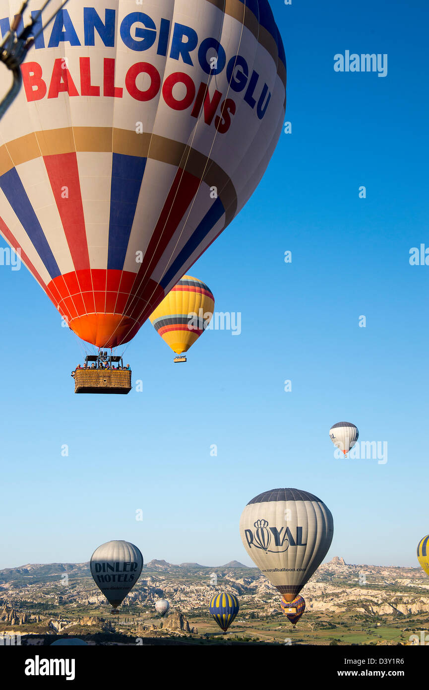 Hot air balloon in Turkey Stock Photo - Alamy