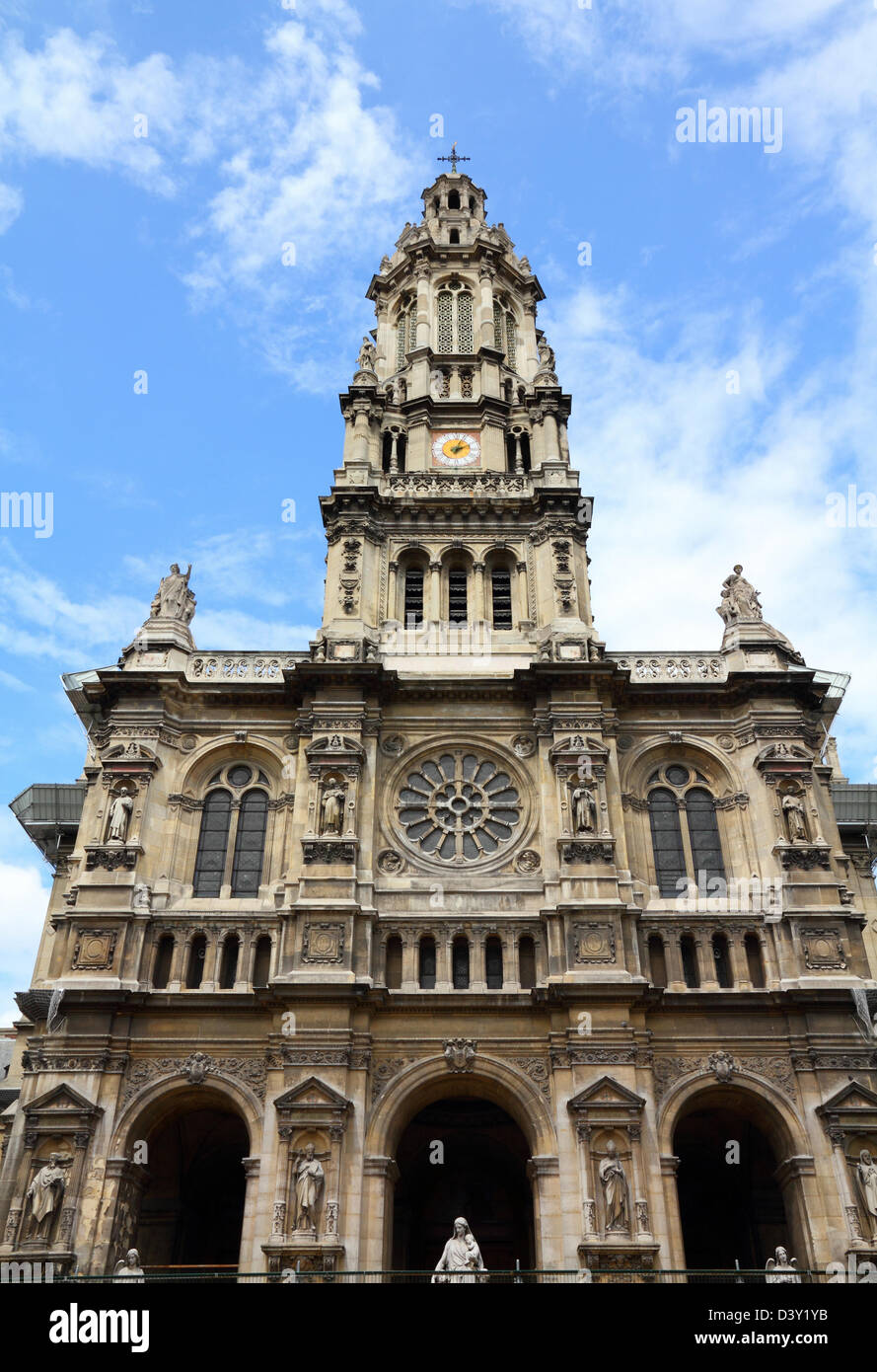 Paris, France - Saint Trinity Church in 9th arrondissement. UNESCO ...