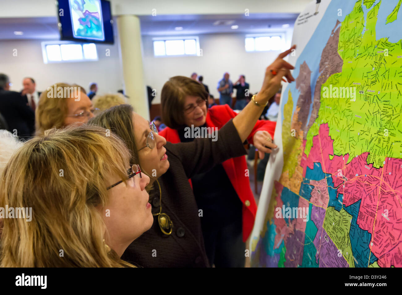 Feb. 25, 2013 - Mineola, New York, U.S. - AUDREY CIUFFO (front) of ...