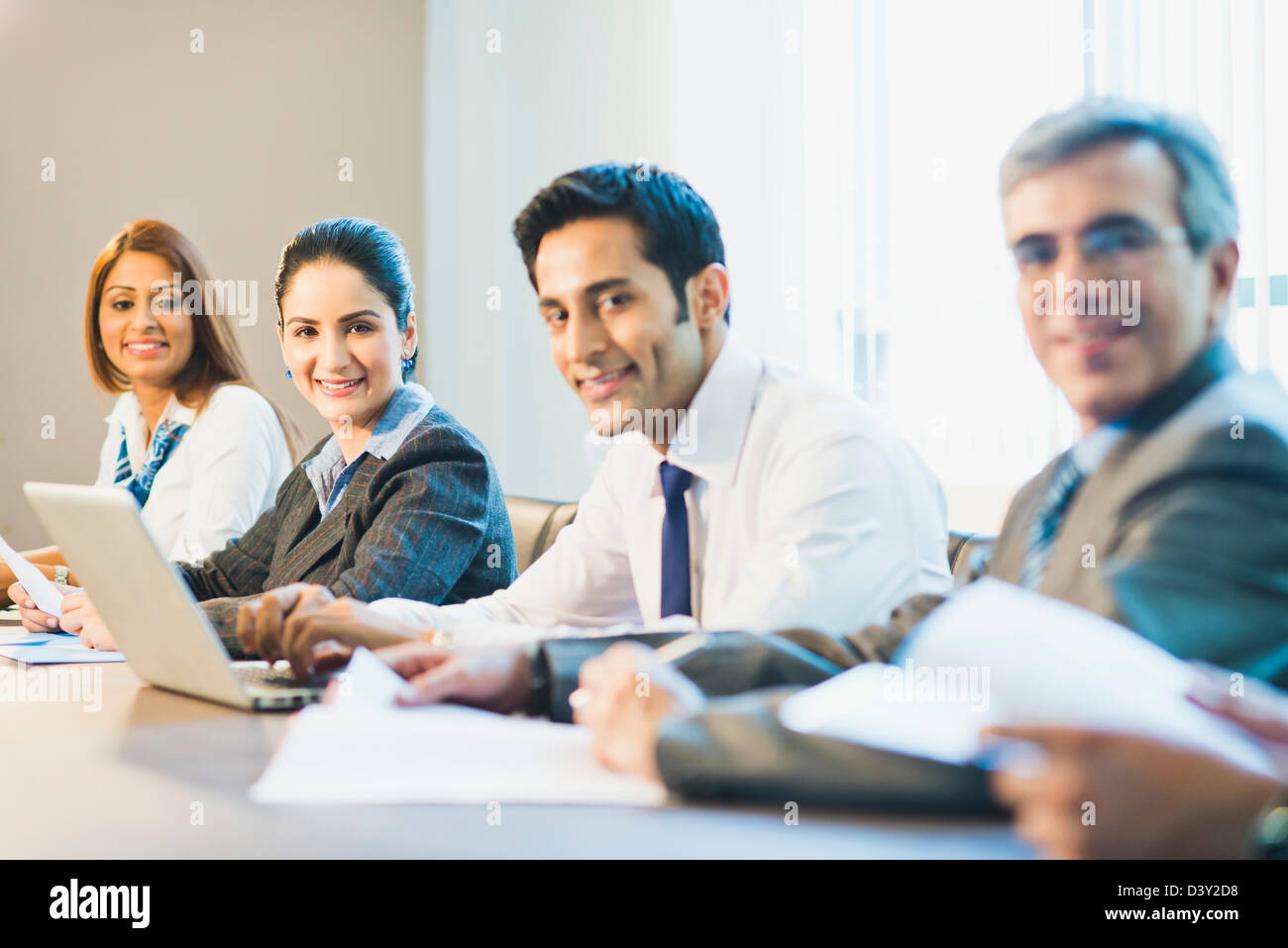 Business executives in a meeting Stock Photo - Alamy