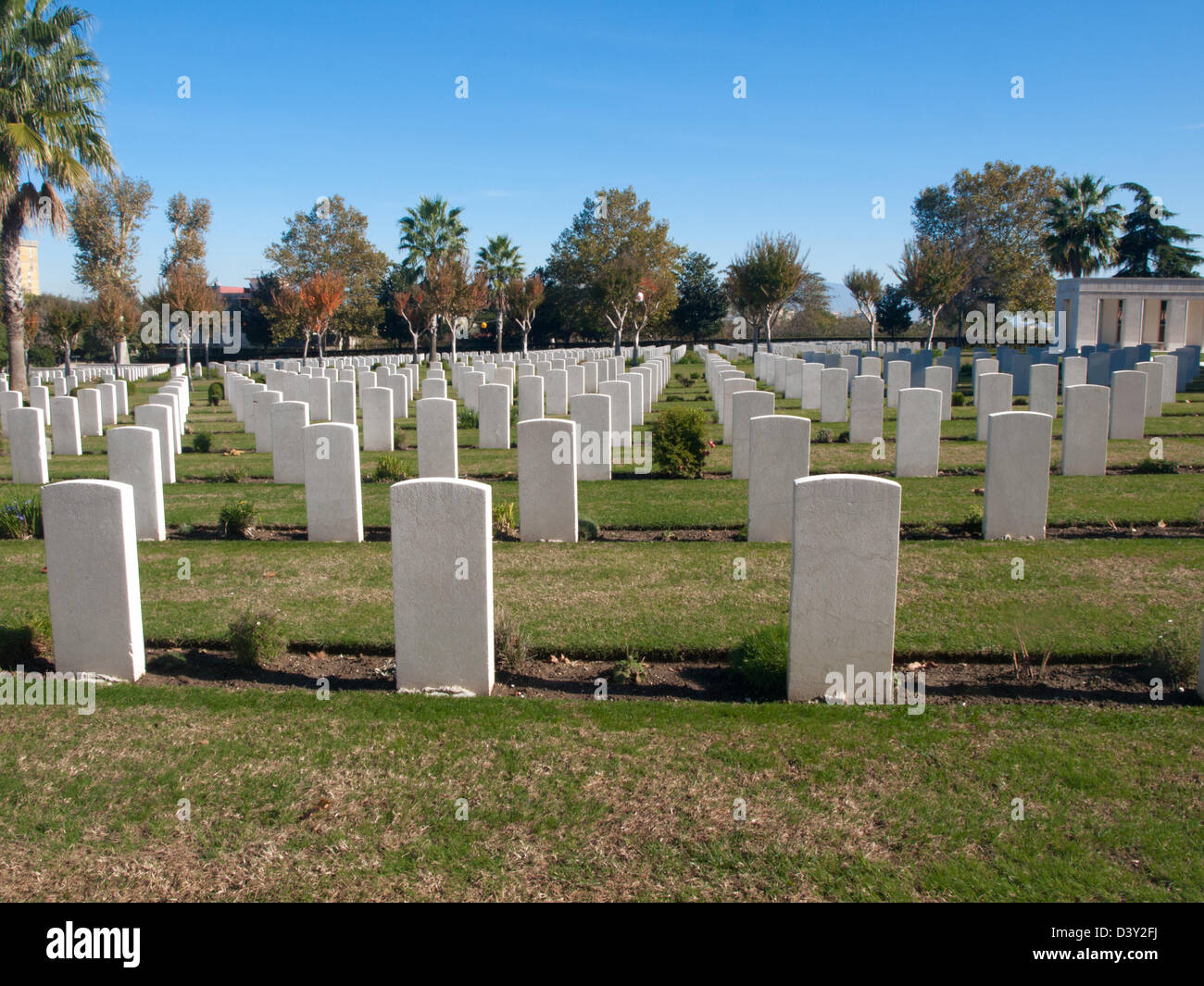 some tombs of the cemetery with tombstones white Stock Photo - Alamy