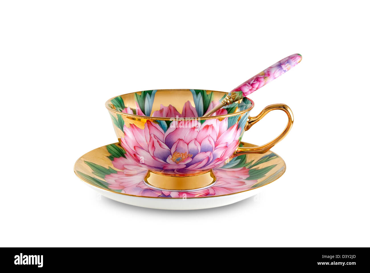 The beautiful cup is photographed on a white background Stock Photo - Alamy