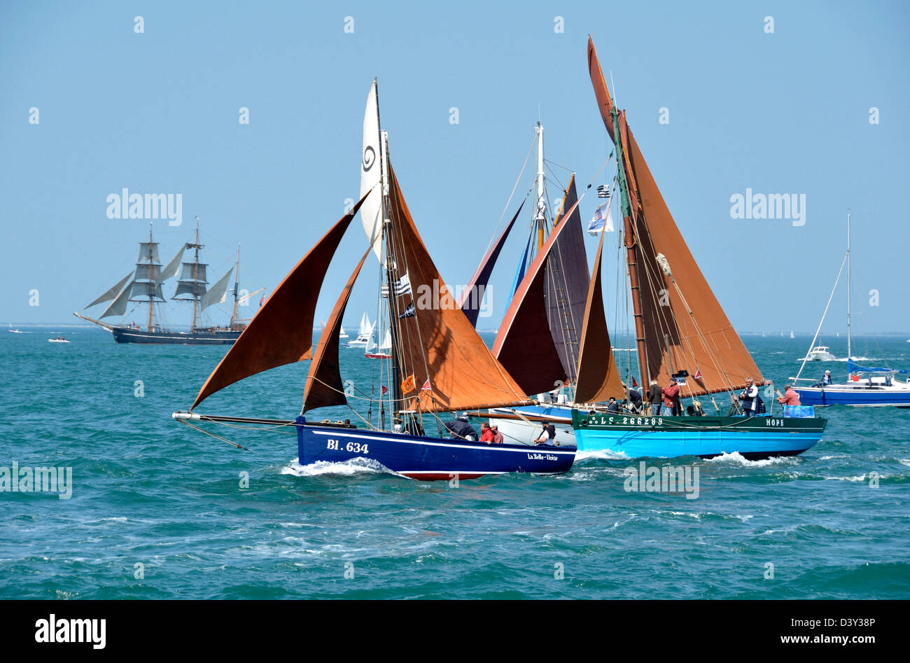 "La Belle îloise" (Sloop sardine boat), home port : Sauzon (Brittany ...