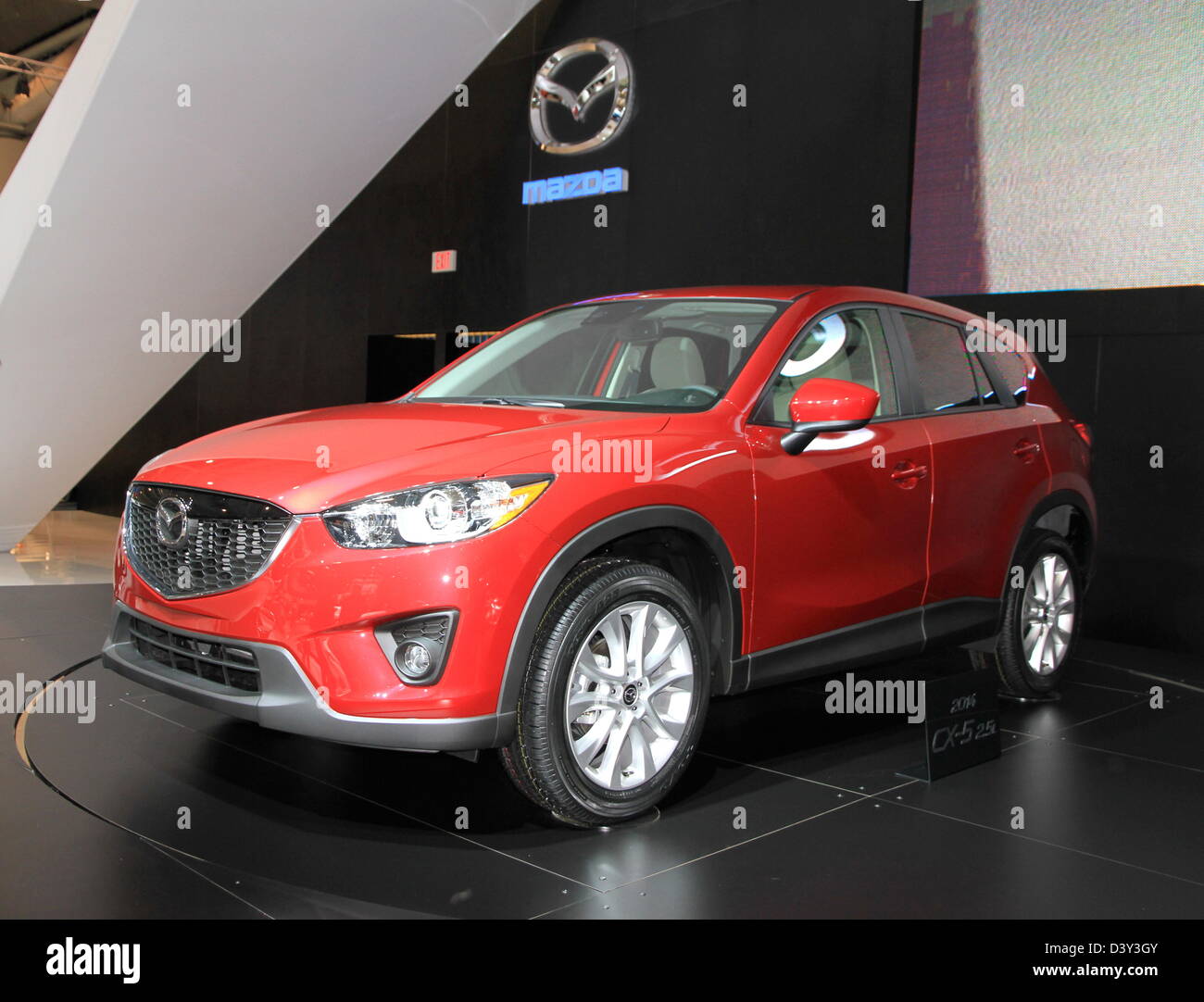 New Mazda Model Stock Photo - Alamy