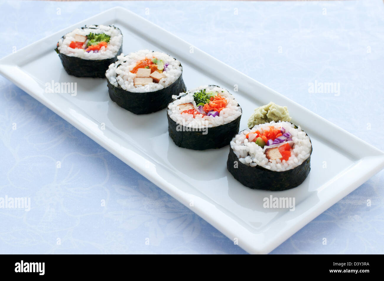 Fresh sushi prepared with rice and fish hi-res stock photography and ...