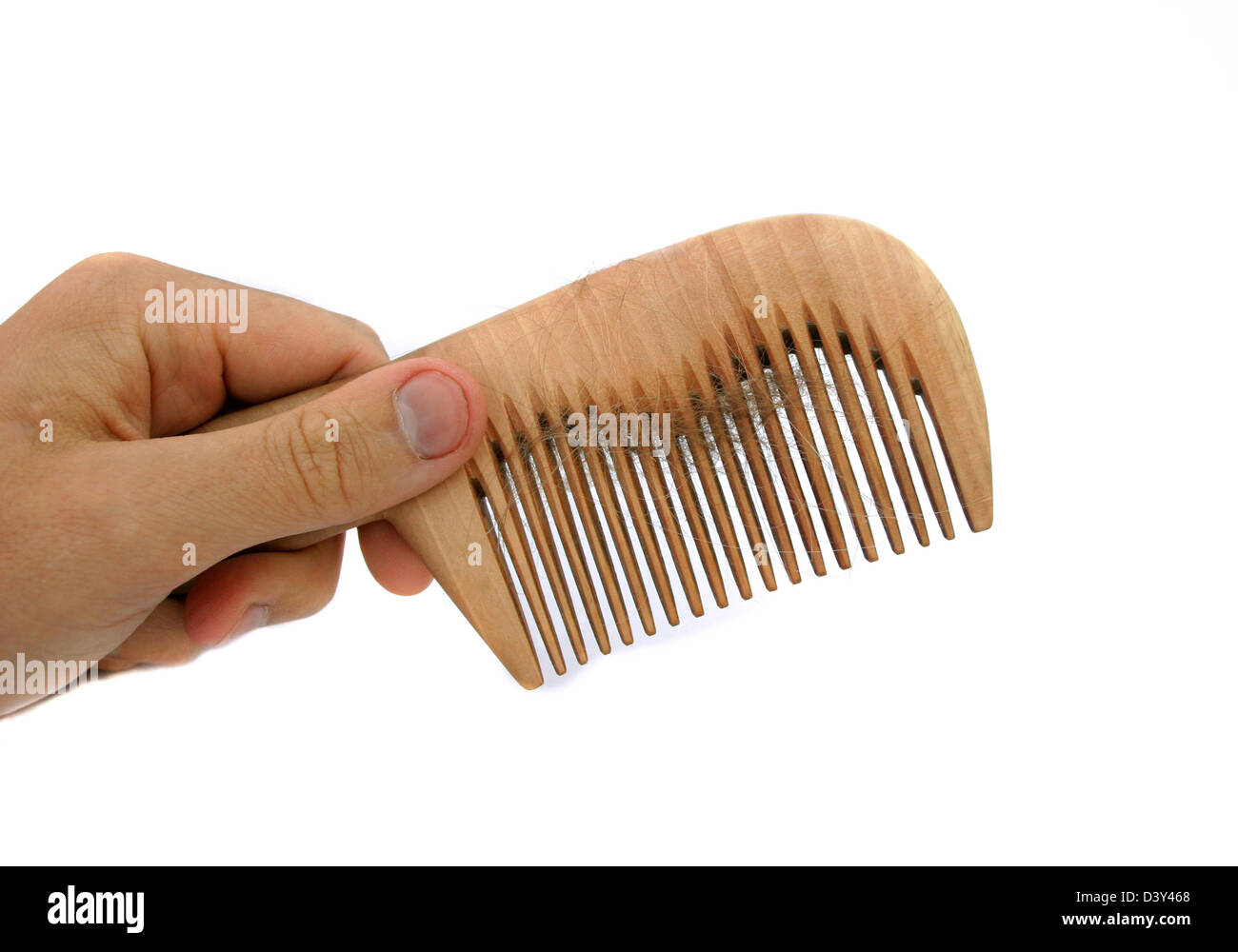 Isolated comb with loss hair Stock Photo - Alamy