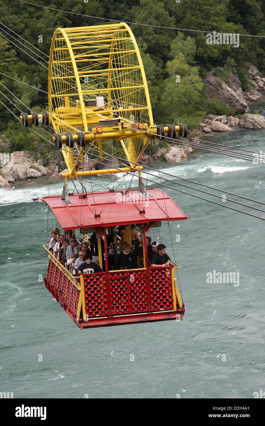cable car going across river Stock Photo - Alamy