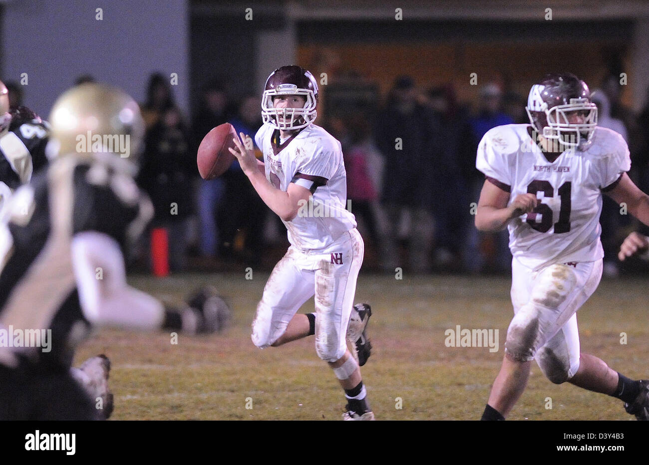 High School football action in Madison CT USA Stock Photo - Alamy