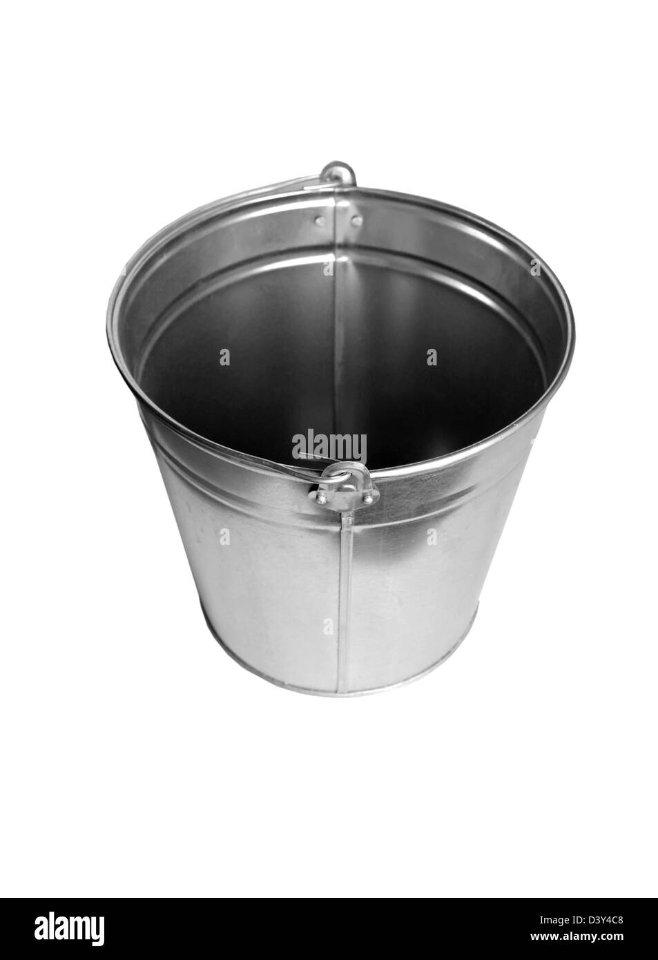 Old water bucket Black and White Stock Photos & Images - Alamy