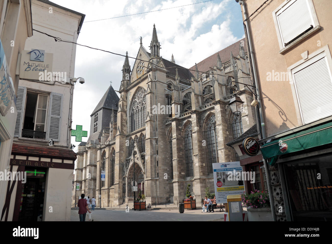 The Cathédrale Saint-Étienne de Meaux (Meaux Cathedral) in Meaux, Seine ...