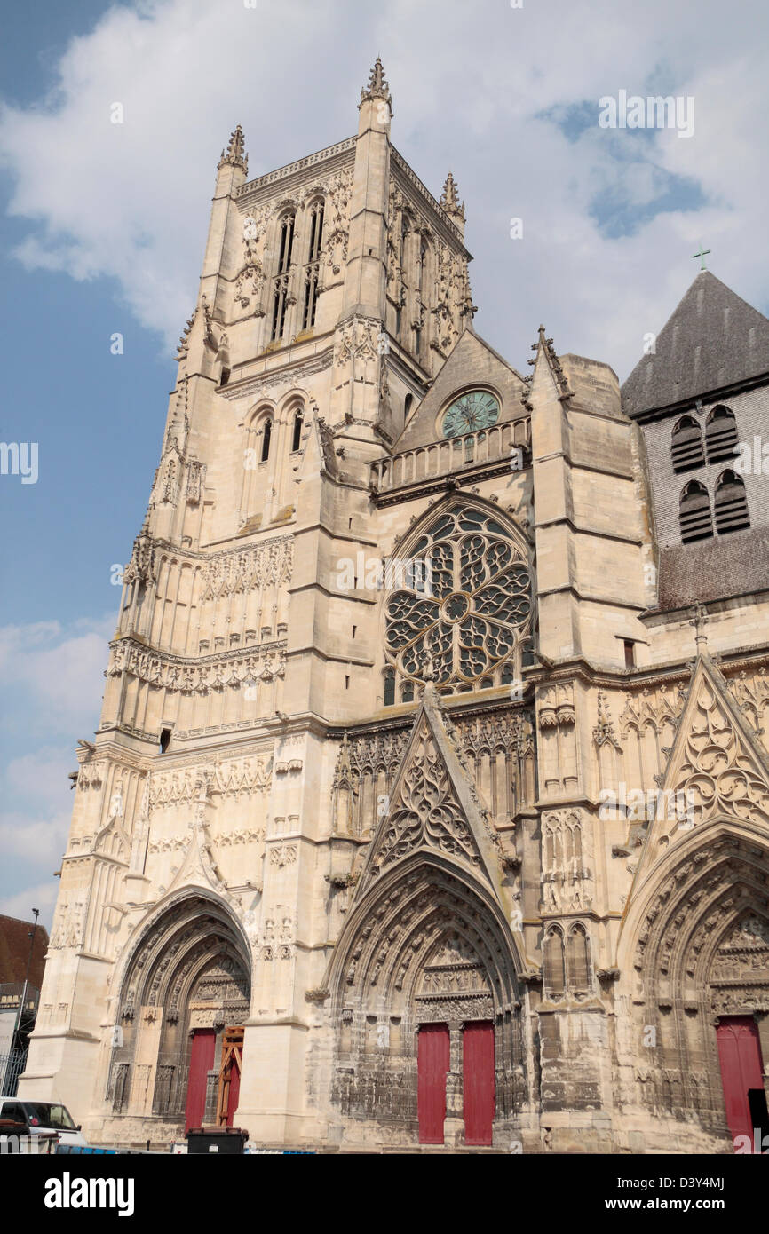 The Cathédrale Saint-Étienne de Meaux (Meaux Cathedral) in Meaux, Seine ...