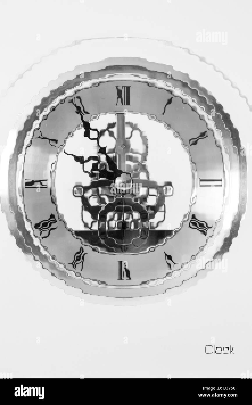 Clock face roman numerals Black and White Stock Photos & Images - Alamy