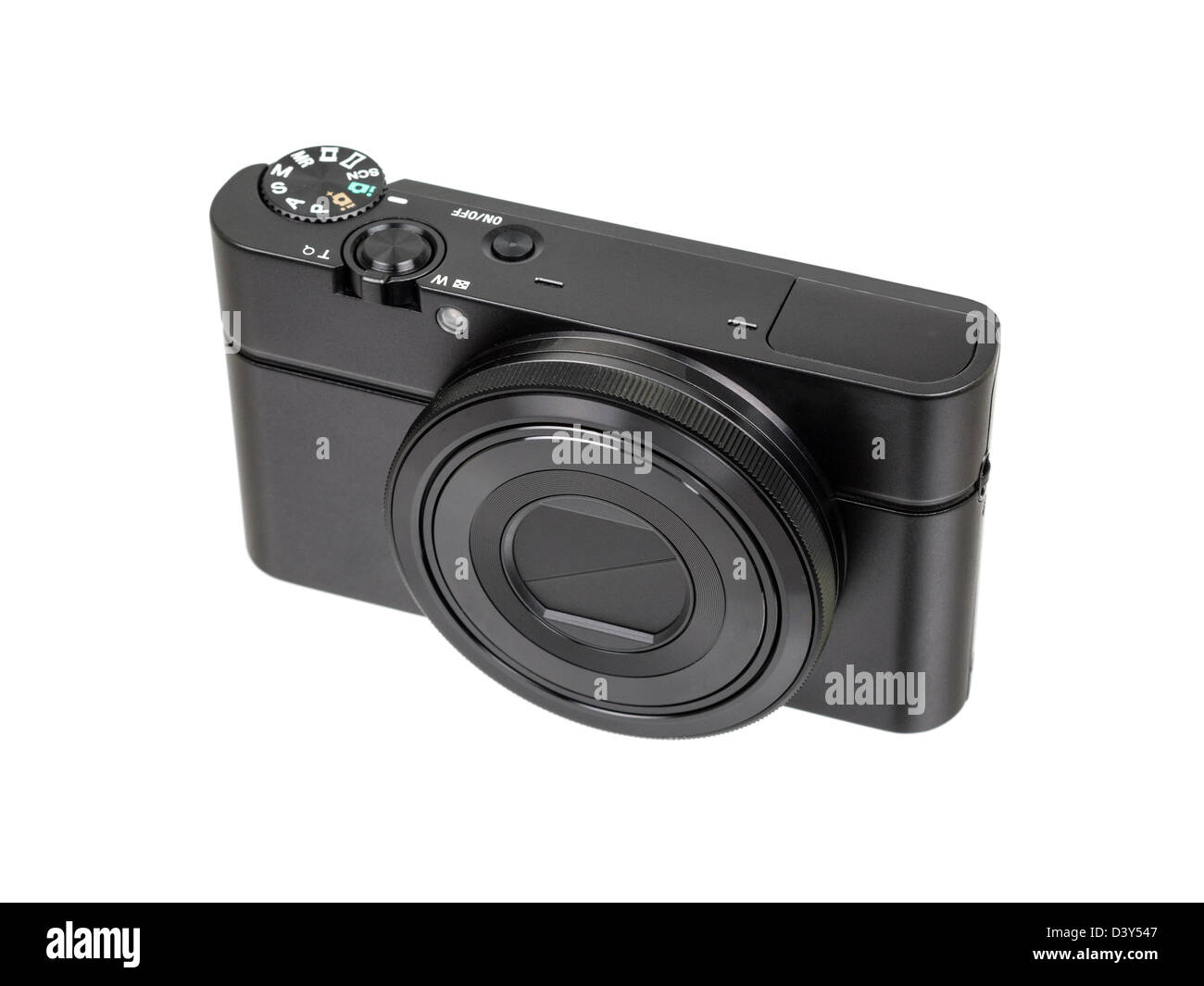 Black compact digital camera isolated on white background Stock Photo ...