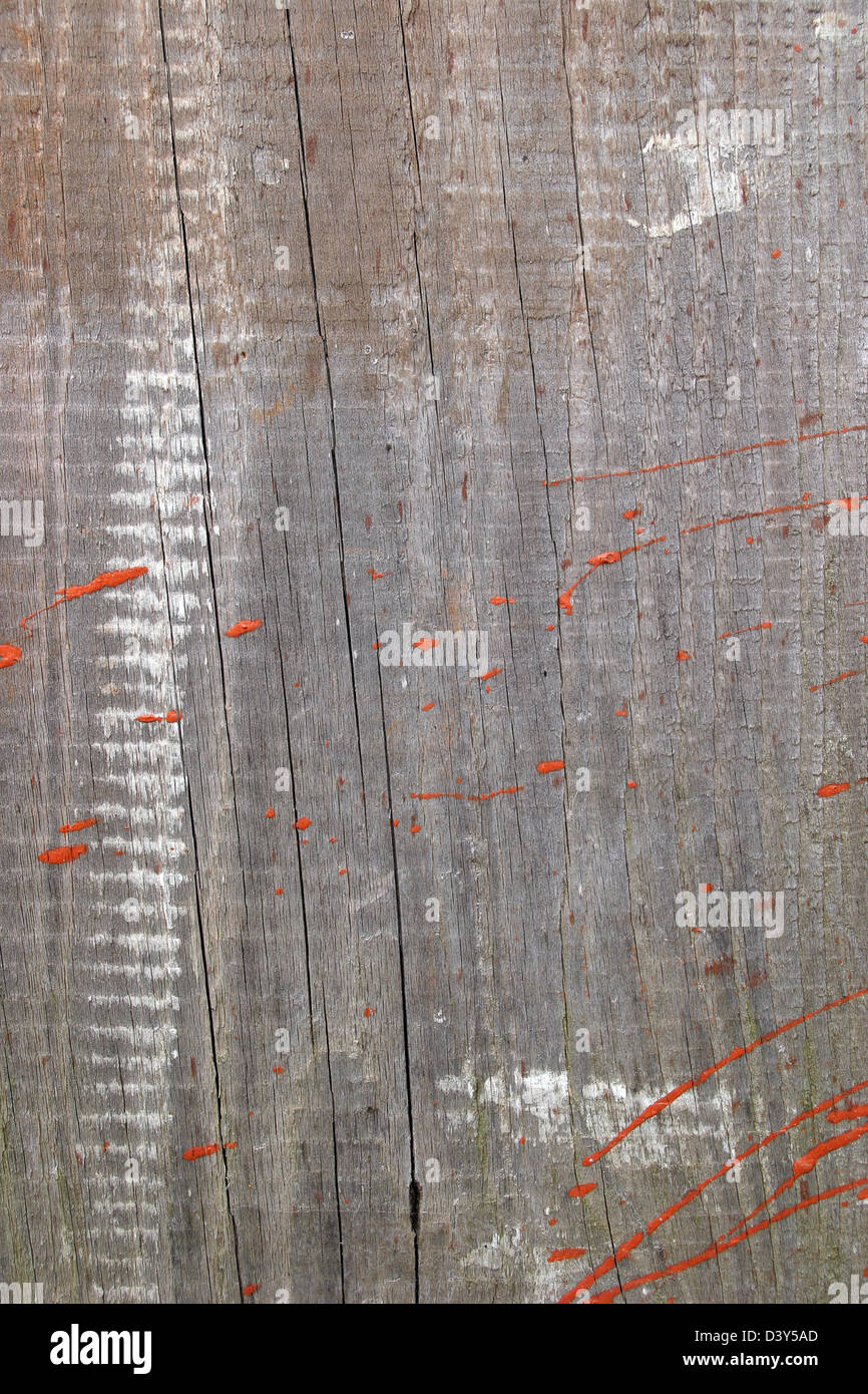 Grunge cracked board with paint Stock Photo - Alamy
