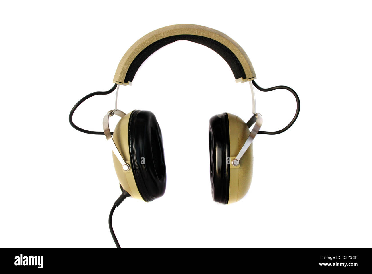 Old style hi fi headphones Stock Photo - Alamy