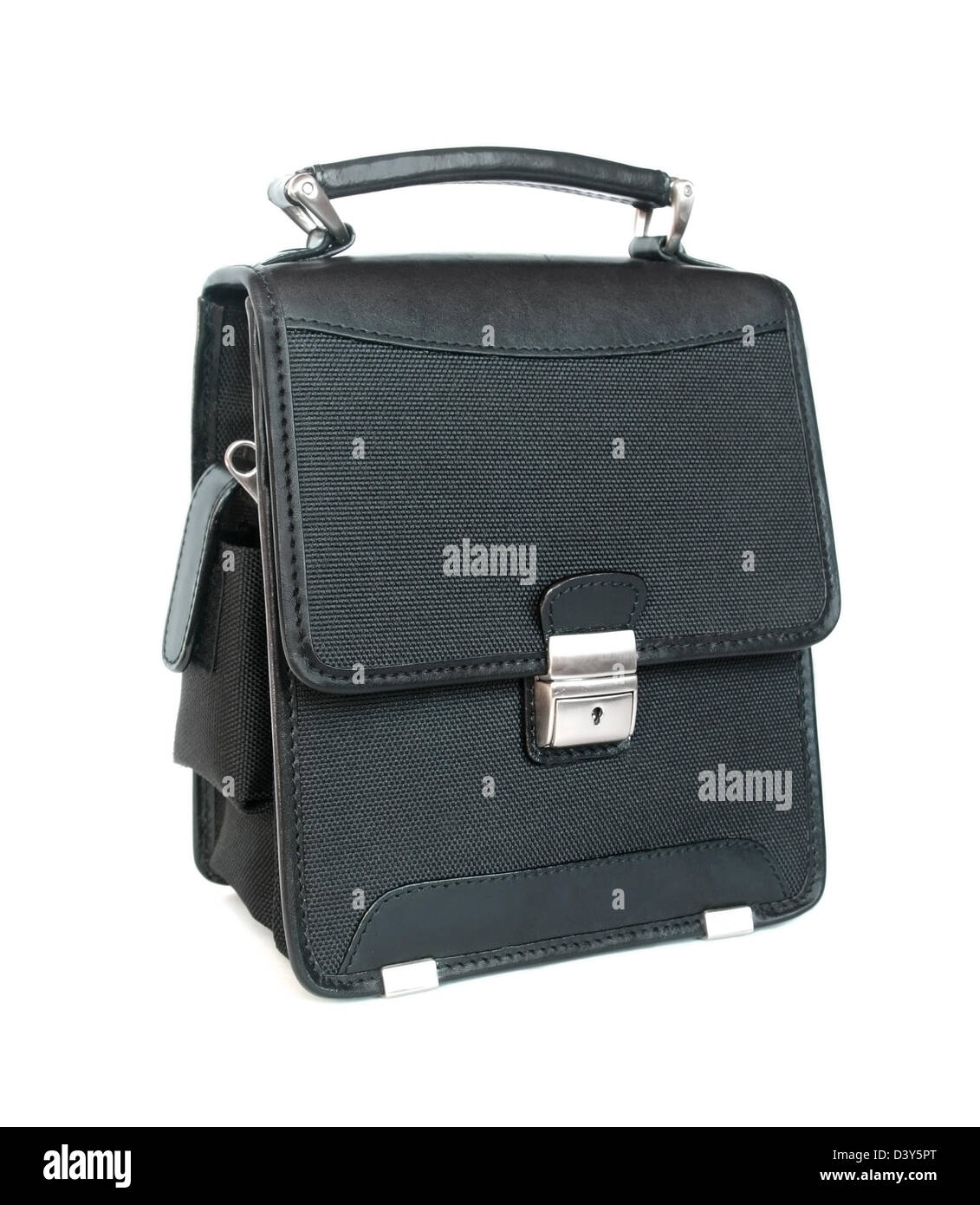 Business bag isolated on white Stock Photo - Alamy