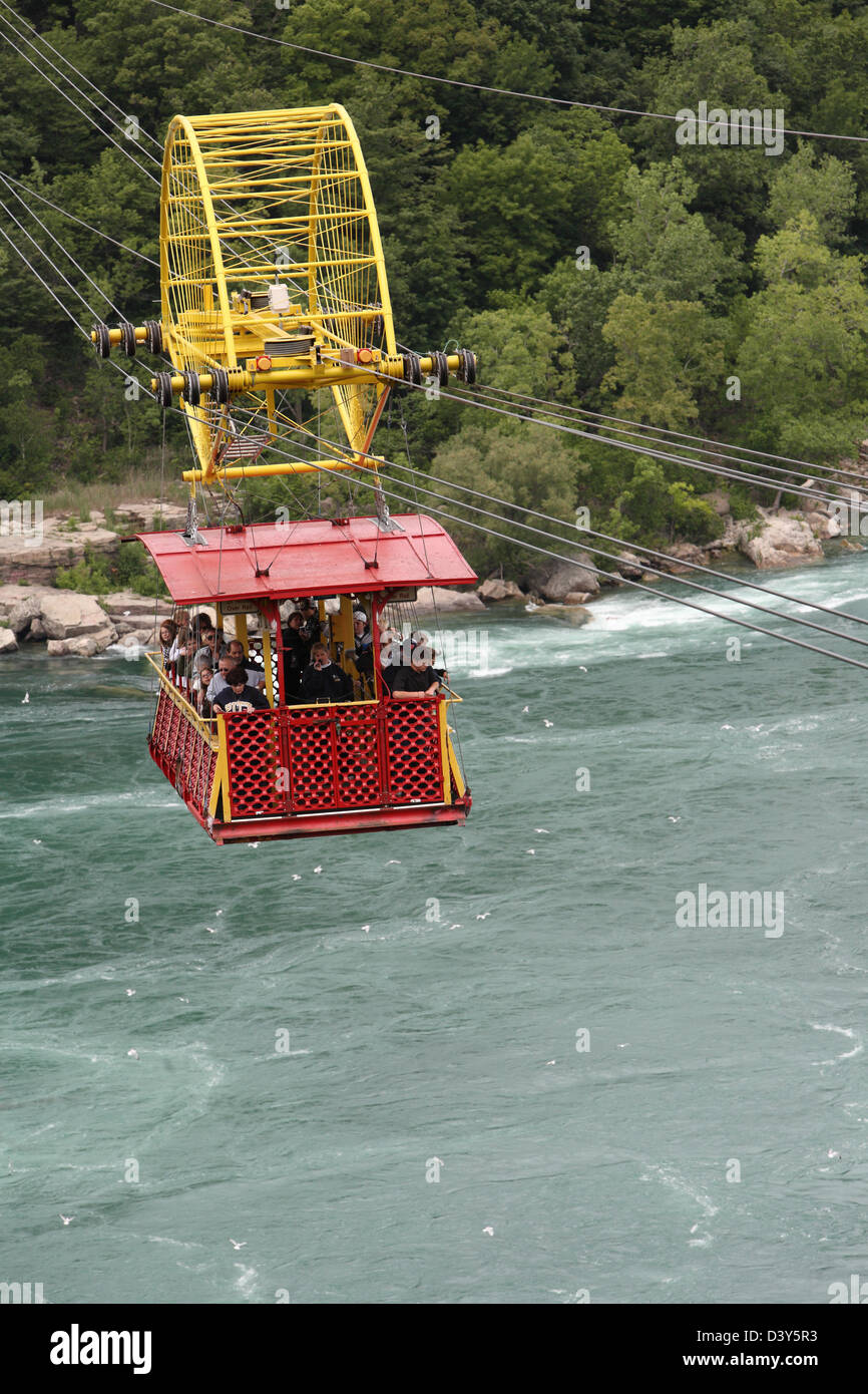 cable car going across river Stock Photo - Alamy