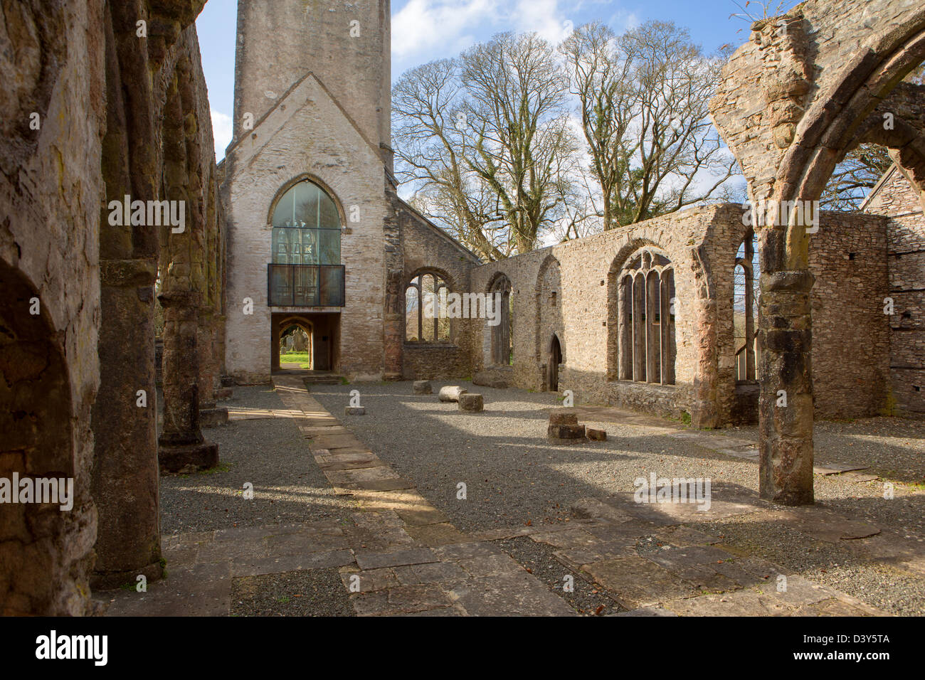 A ruined Church in Devon Stock Photo - Alamy