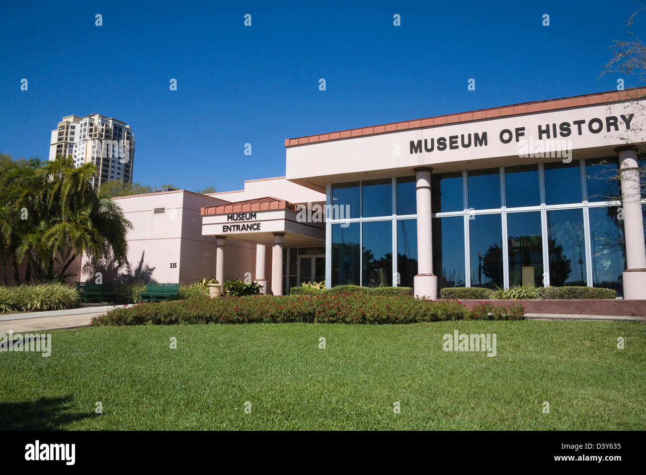 St Petersburg Florida Museum of History on Pier Entrance the home of St ...