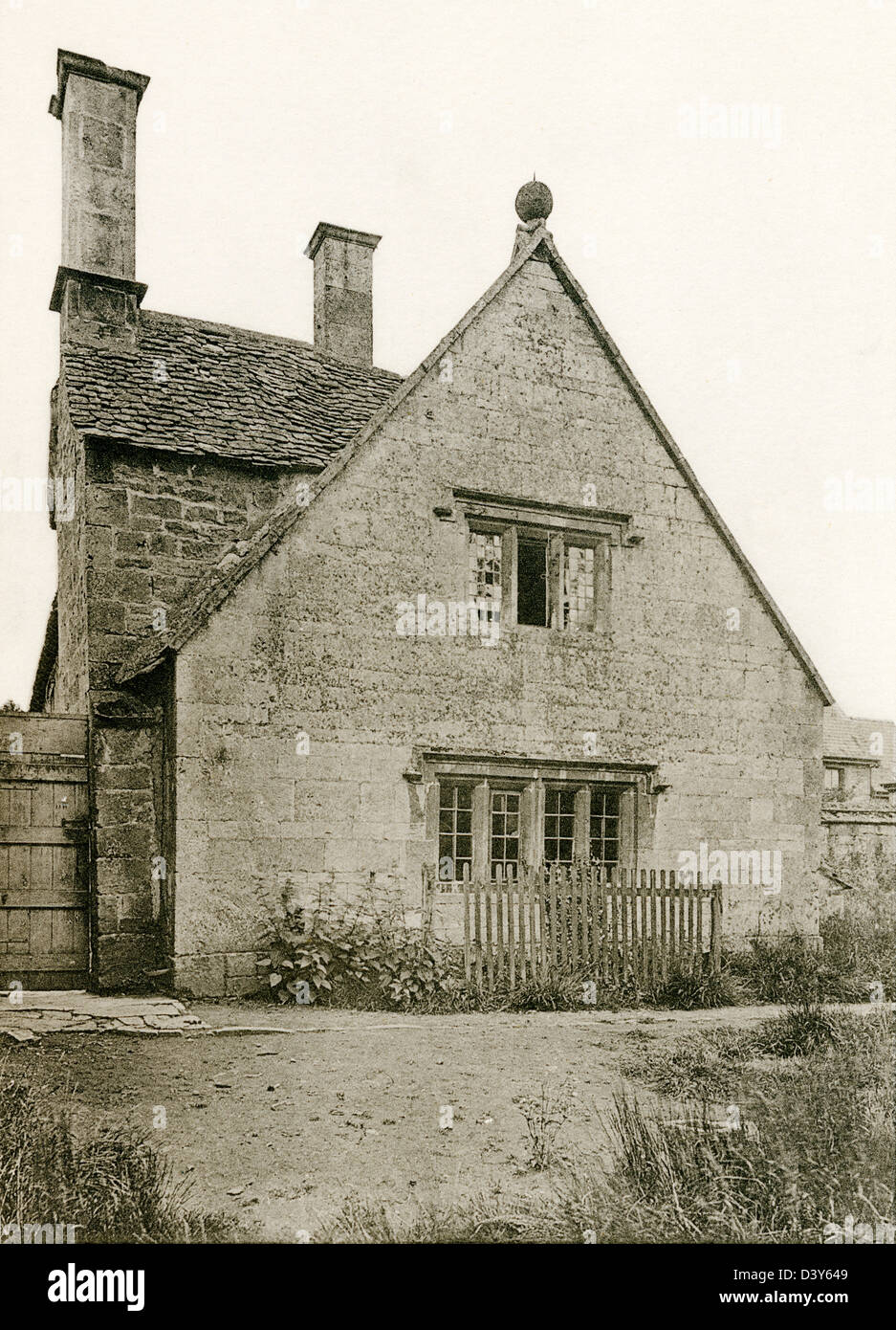 A collotype plate " East End of Medford House, Mickleton, Glos ...