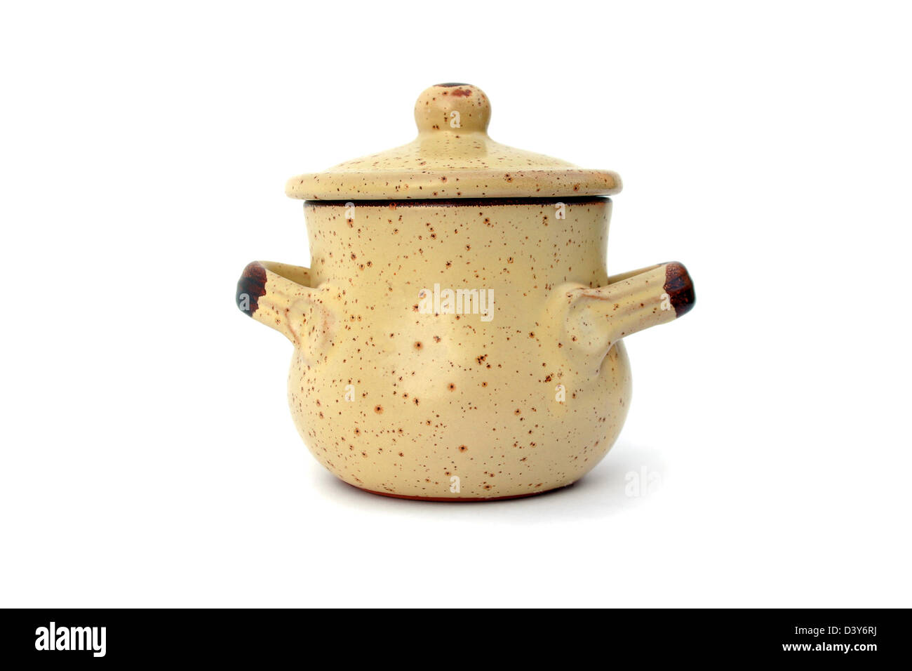 domestic pot isolated on white Stock Photo - Alamy