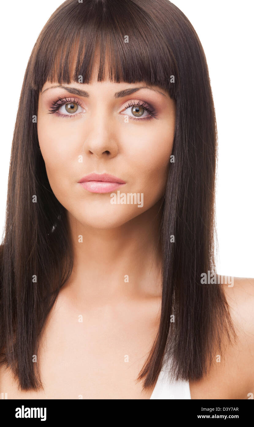 beautiful woman with long hair Stock Photo - Alamy