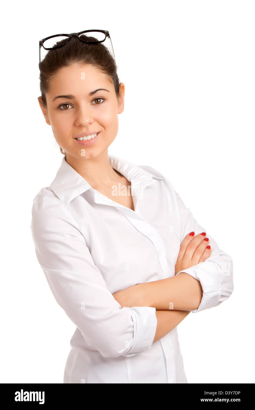 Portrait of a pretty young businesswoman Stock Photo - Alamy Portrait of a pretty young businesswoman Stock Photo - Alamy