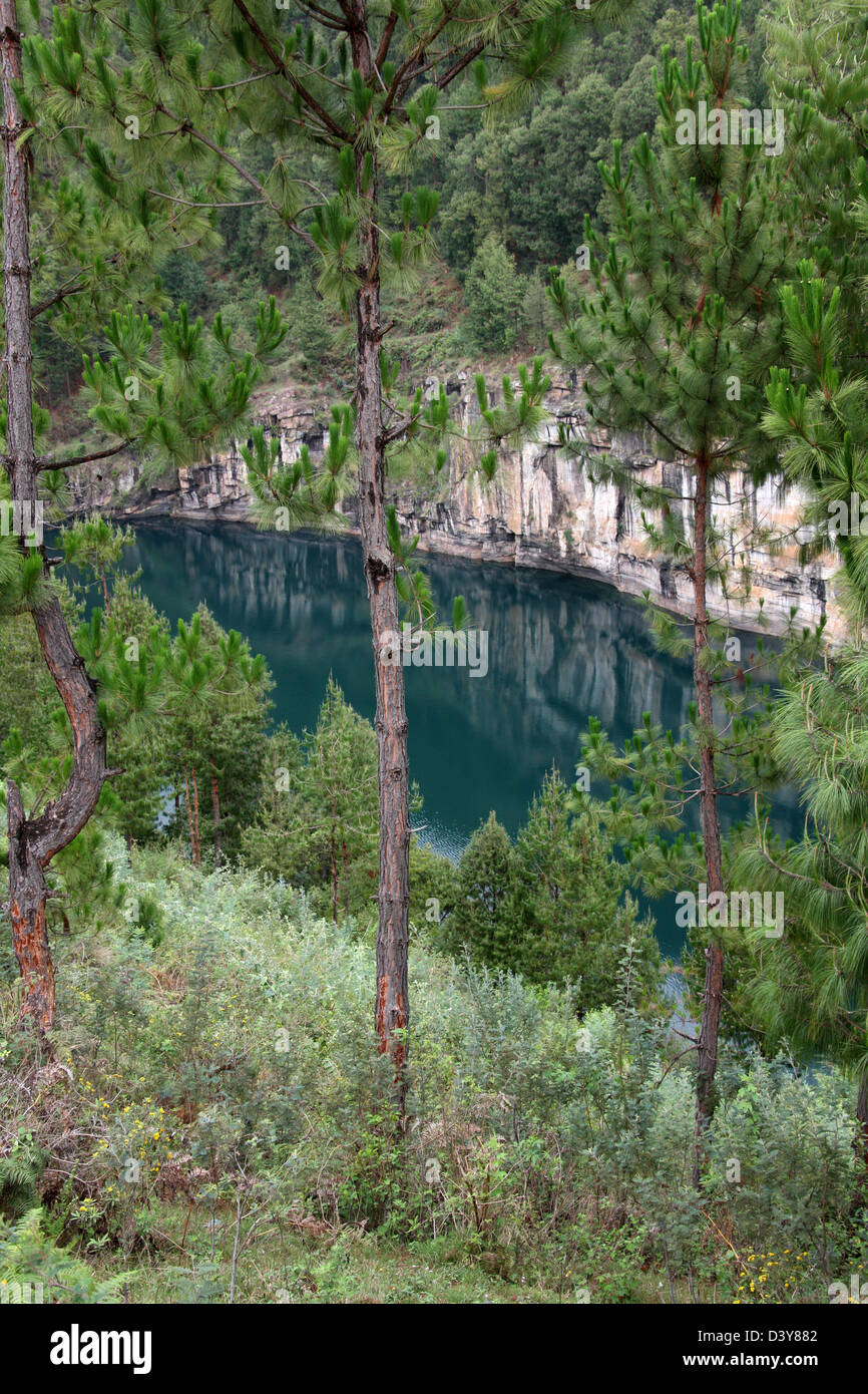 Lake Tritriva, Madagascar, Africa. A Lake in an Extinct Volcano Stock ...
