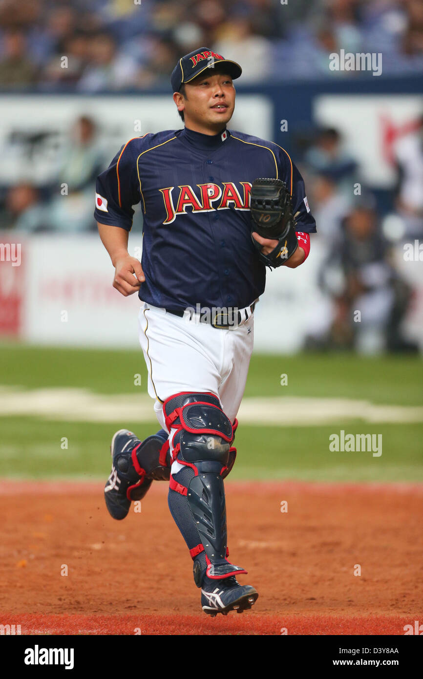 Osaka, Japan. 26th February 2013. Shinnosuke Abe (JPN), February 26, 2013 - WBC : 2013 World ...