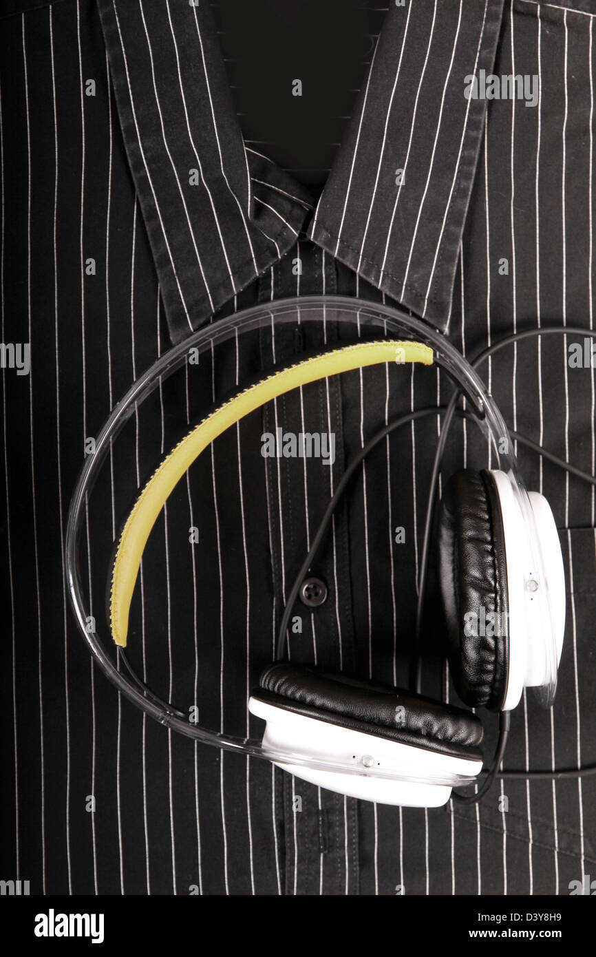 A corporate MP3 device in a shirts pocket Stock Photo - Alamy