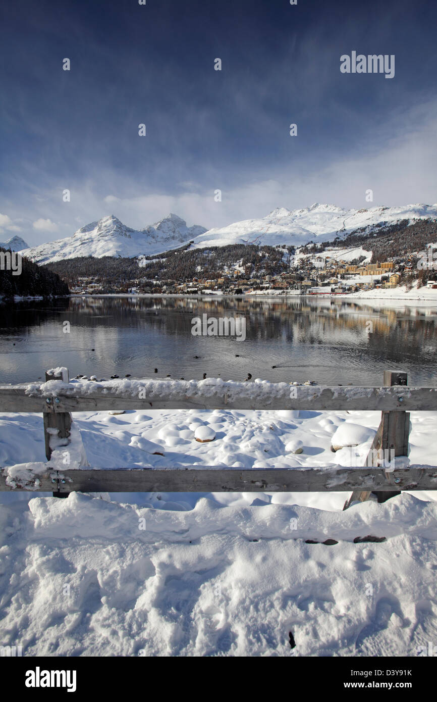 Lake of Saint Moritz, Graubunden Canton, Switzerland Stock Photo - Alamy