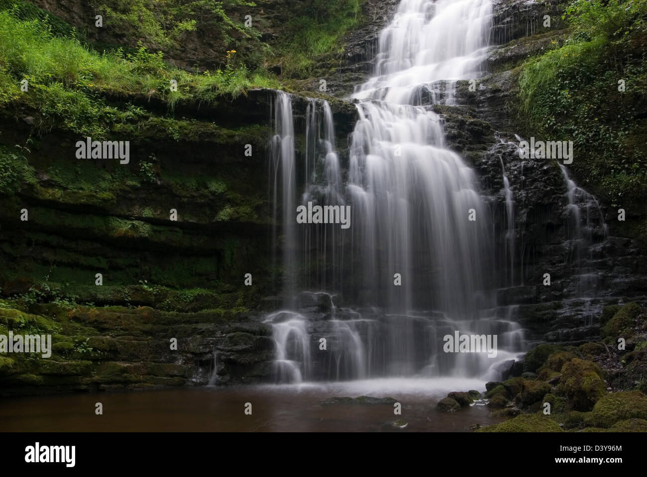Scaleber Foss waterfall (alternatively known as Scaleber Force) near ...