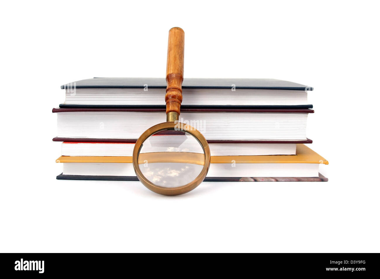 Magnifying glass book isolated on hi-res stock photography and images ...