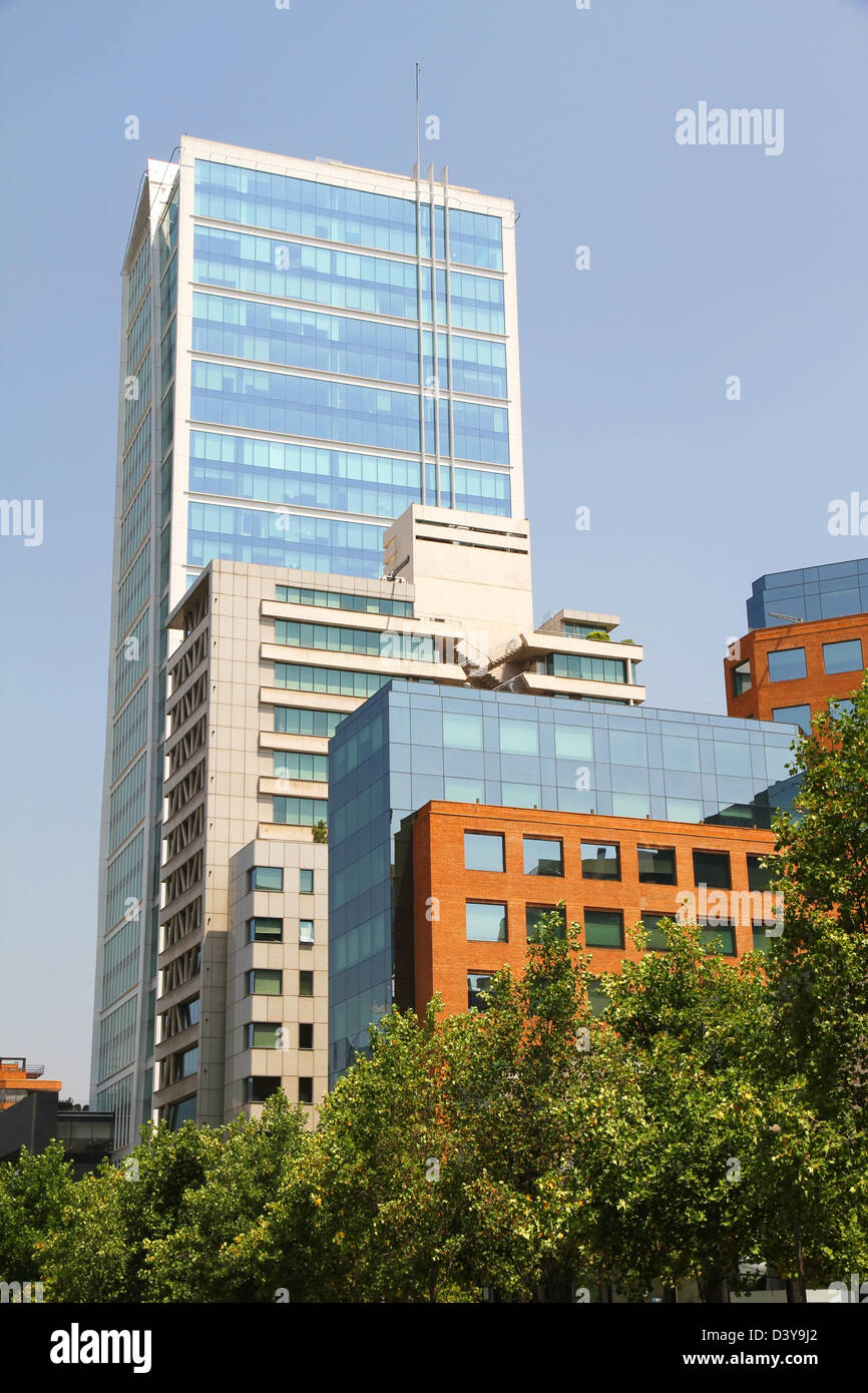 Modern Architecture in Santiago de Chile, Chile, South america Stock ...