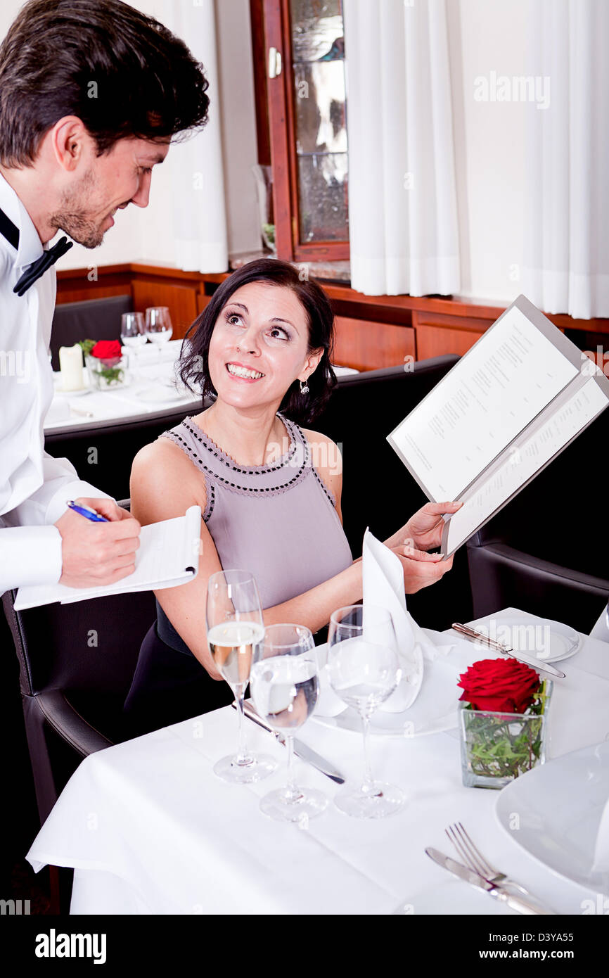 Waiter Delivering Food