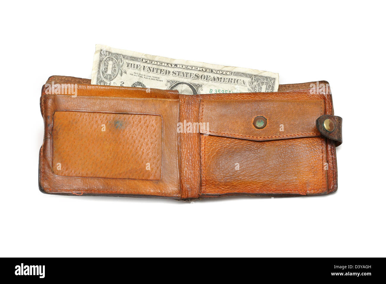 Coins in wallet isolated Cut Out Stock Images & Pictures - Alamy