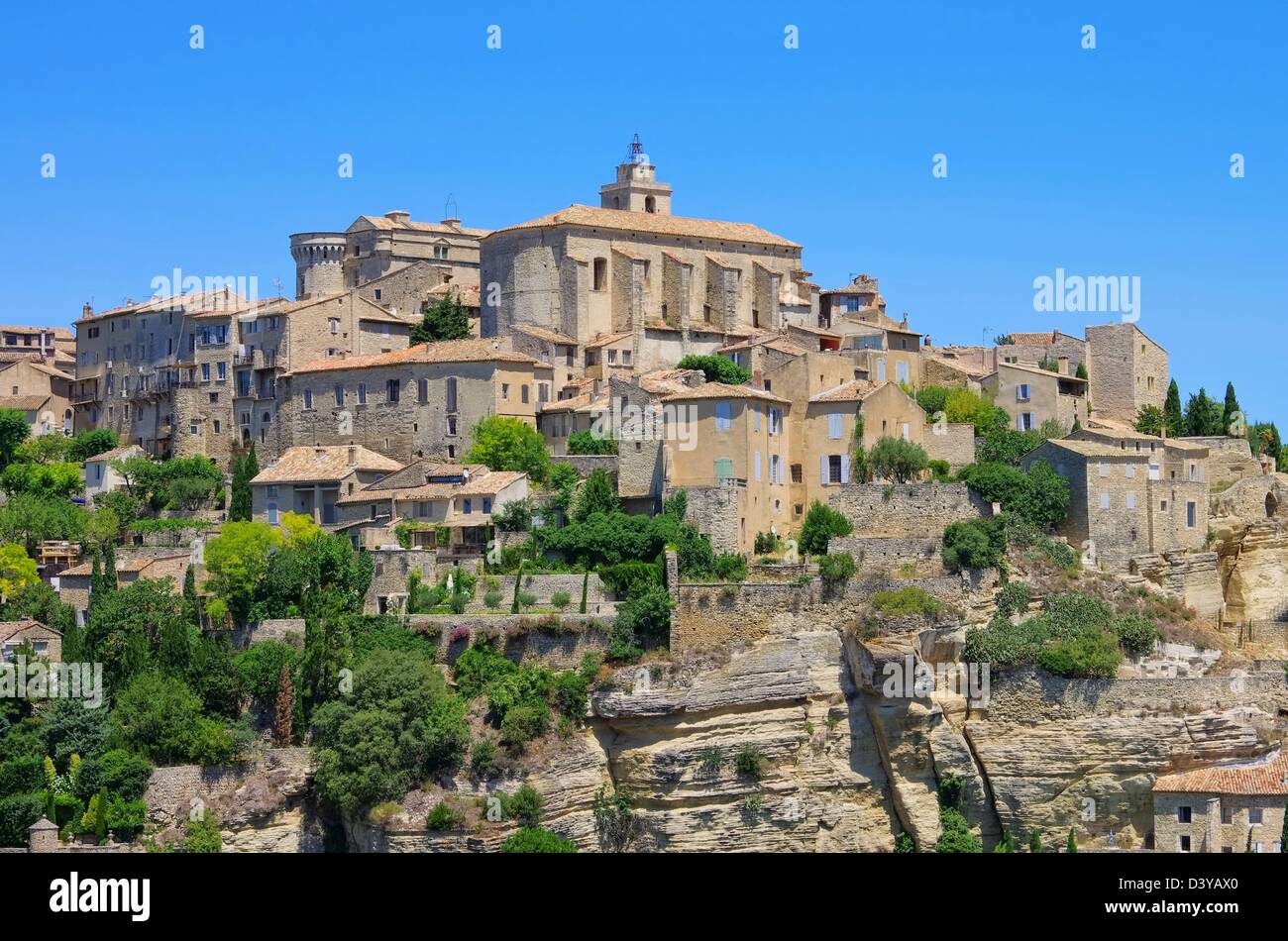 Gordes france castle hi-res stock photography and images - Alamy