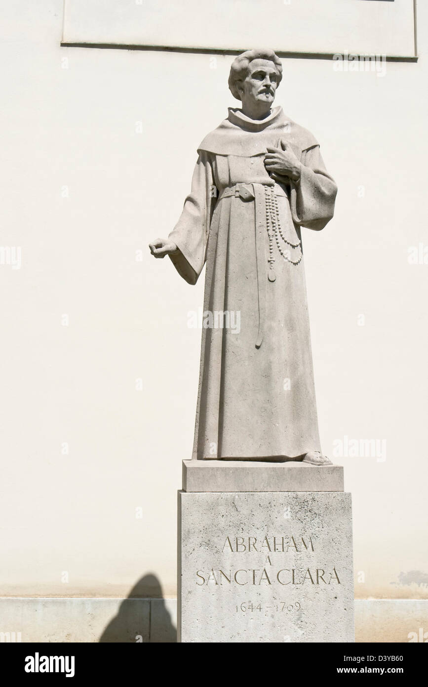 Abraham a Sancta Clara statue Stock Photo - Alamy