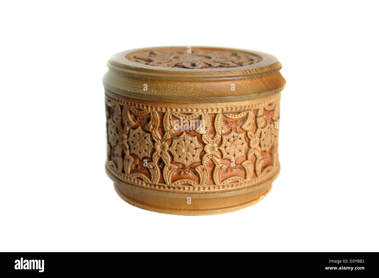 Old style box isolated on white Stock Photo - Alamy