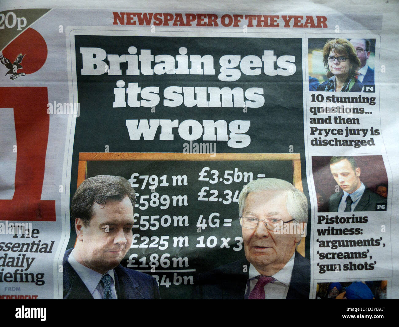 Newspaper headlines hi-res stock photography and images - Alamy