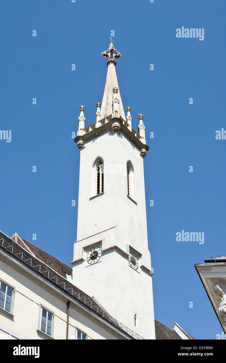 Augustinian church, bell tower, Vienna Stock Photo - Alamy