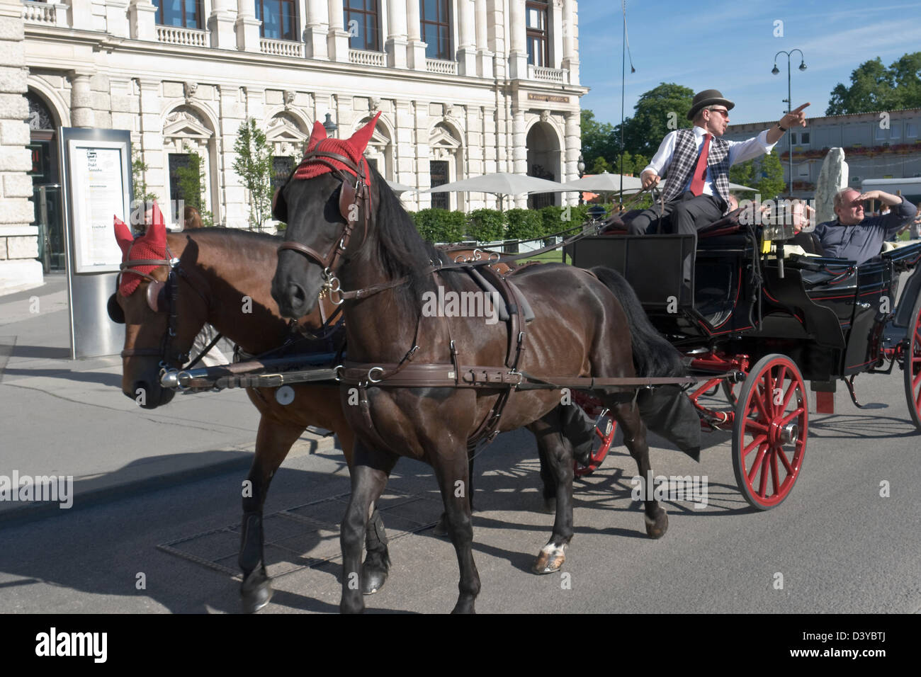 Fiaker touring in Vienna Stock Photo - Alamy