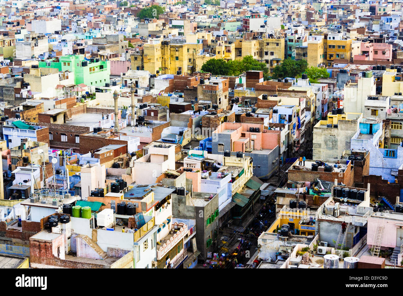 Delhi aerial hi-res stock photography and images - Alamy