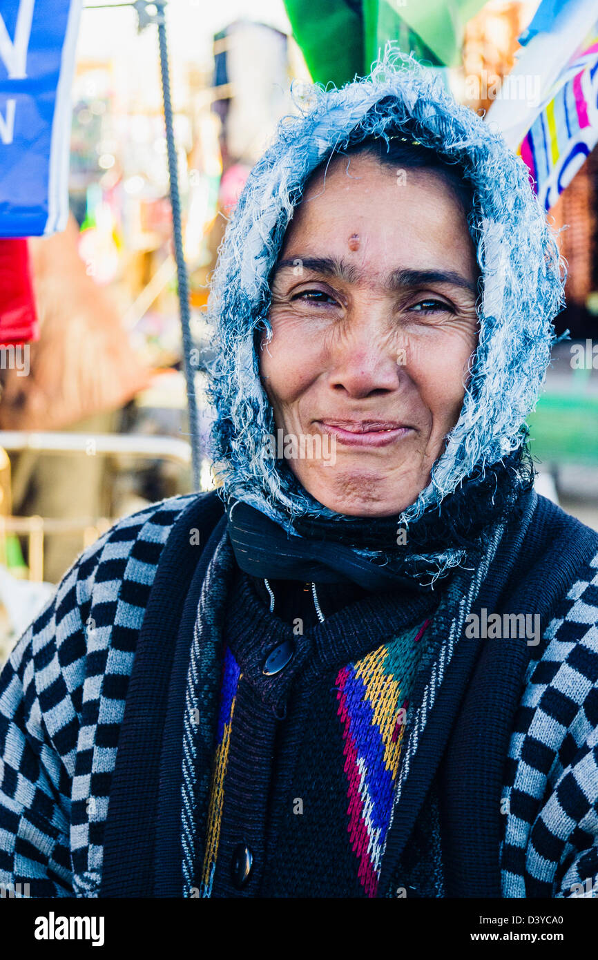 Portrait of Uzbek woman. Khiva, Uzbekistan Stock Photo - Alamy