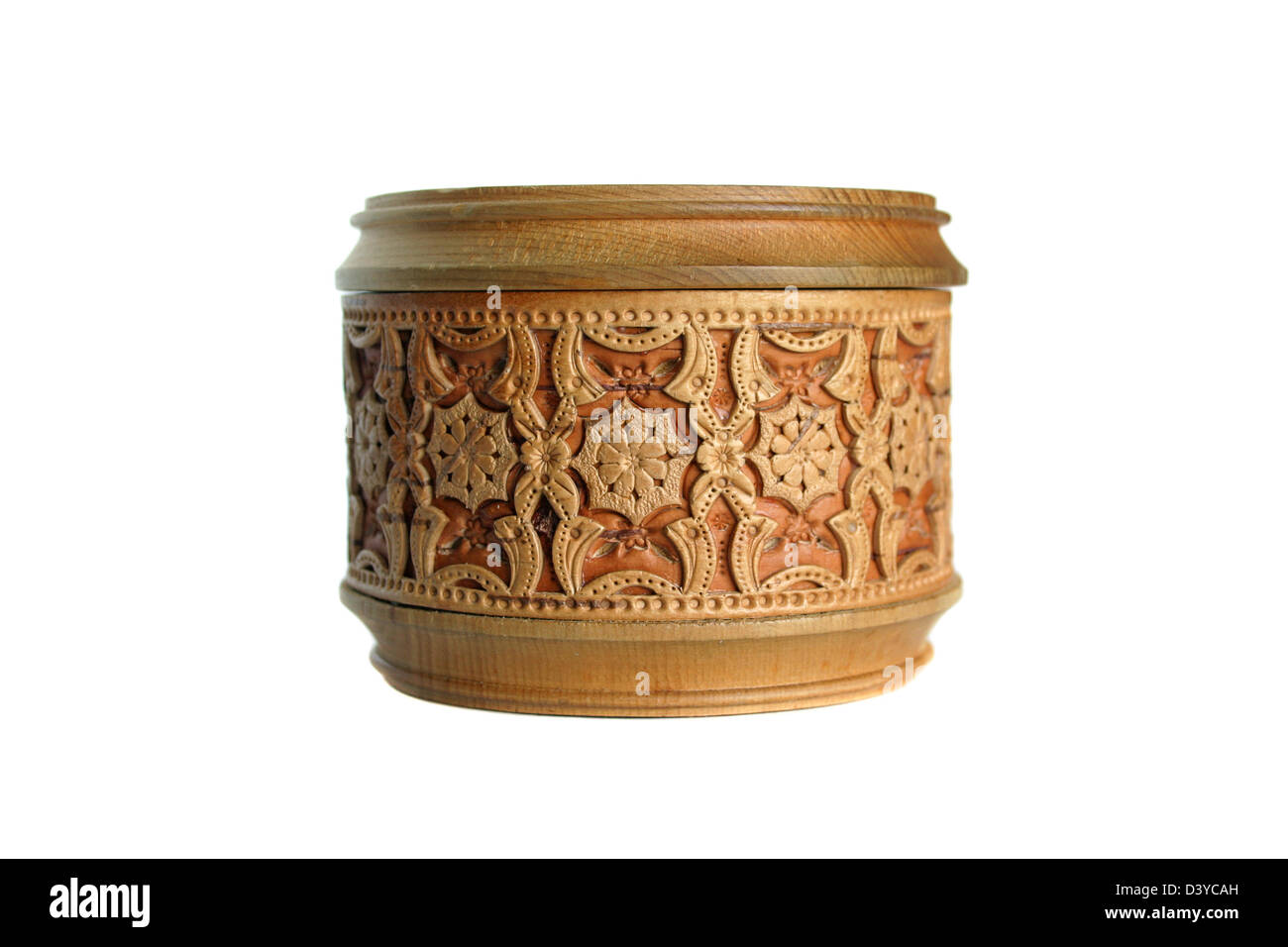 Old style box isolated on white Stock Photo - Alamy